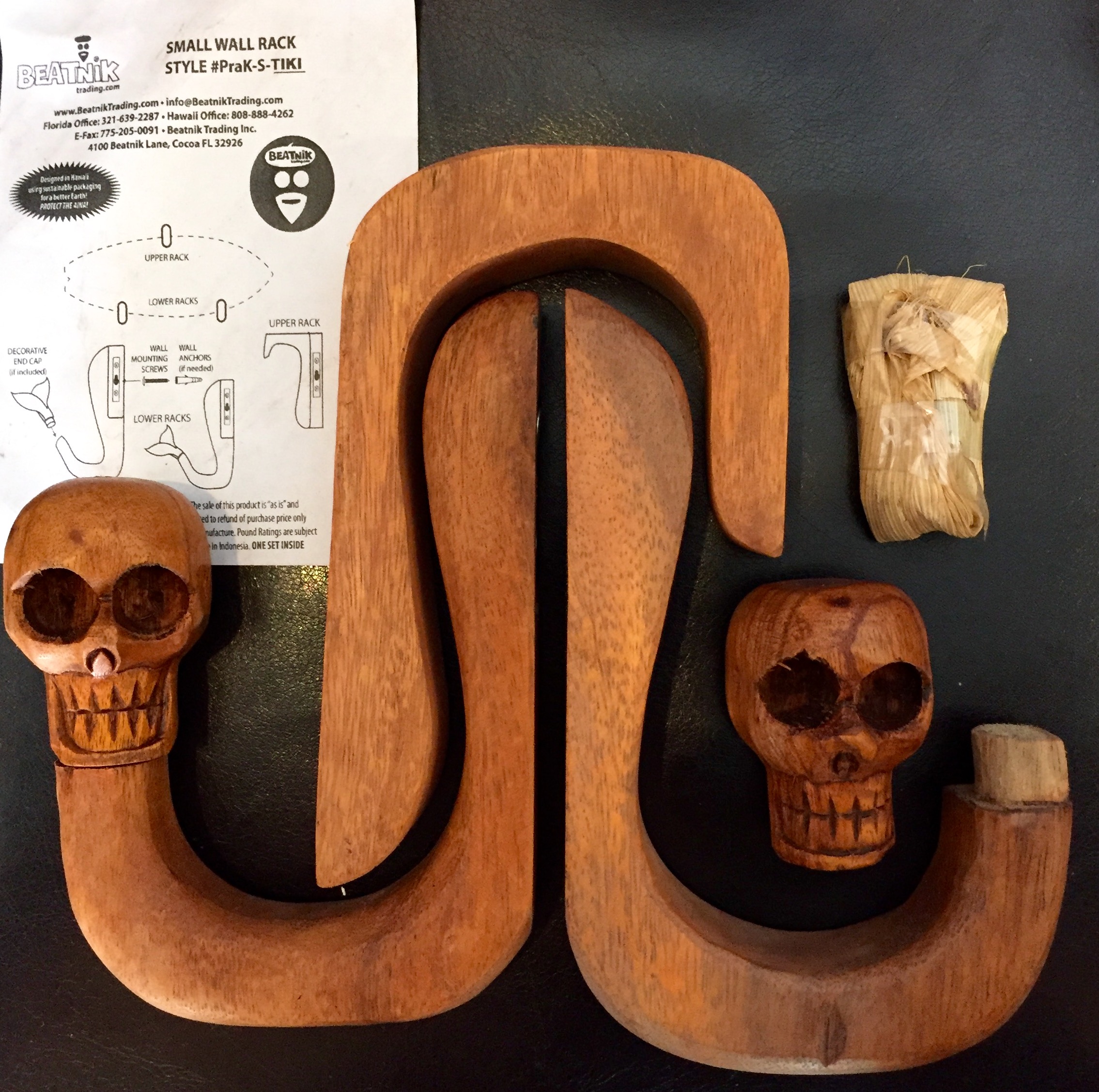 Skull Surfboard or Paddle Rack - Beatnik Trading - Surfboard Bag ...